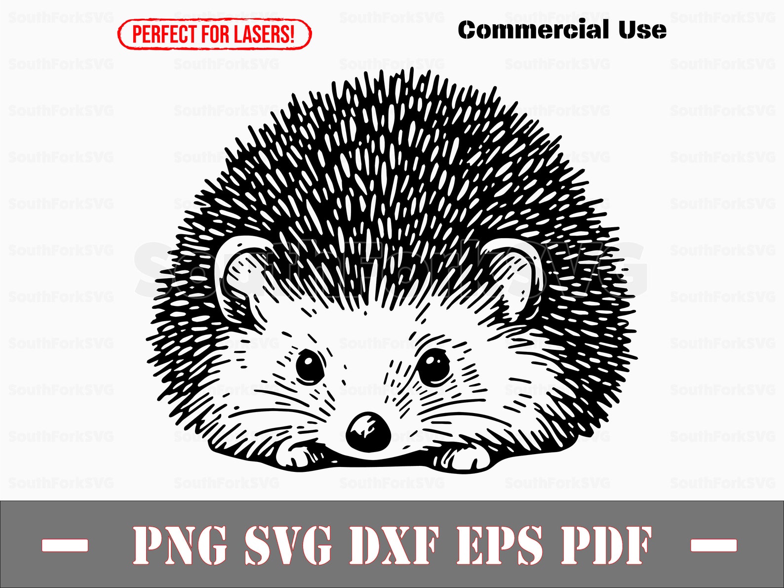 Cute Hedgehog Design | Svg Png Dxf Eps Pdf | Vector Graphic Cut File ...