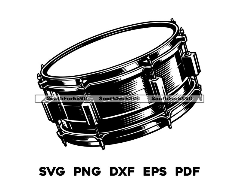 Snare Drum Vector Design Svg Png Dxf Eps Pdf Vector Graphic Design Cut ...