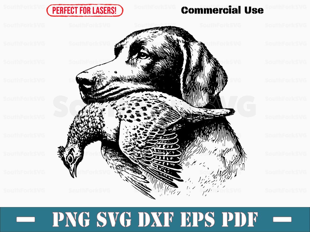 German Shorthaired Pointer Grouse | Svg Png Dxf Eps Pdf | Vector Cut ...
