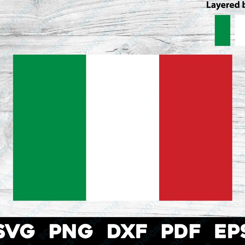 Italian Flag Printable - Etsy