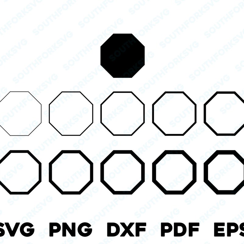Octagon Svg Files - Etsy