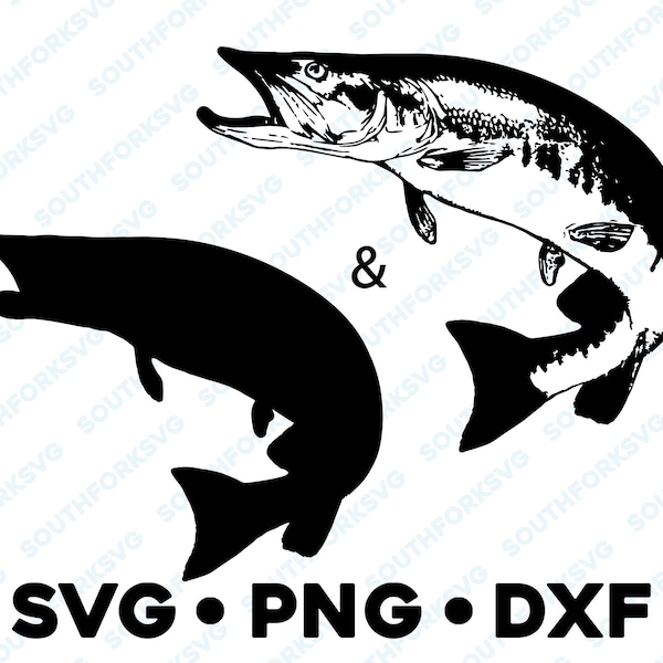 Northern Pike Decal Svg - Etsy