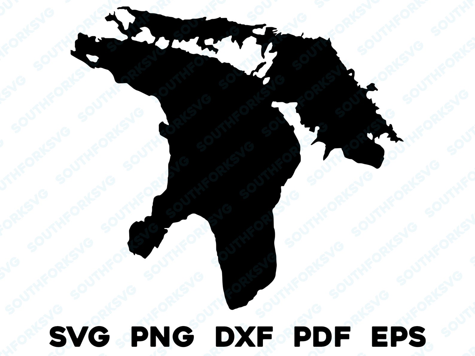 All 5 Great Lakes Bundle Map Shape Silhouette Svg Png Dxf Pdf Eps ...