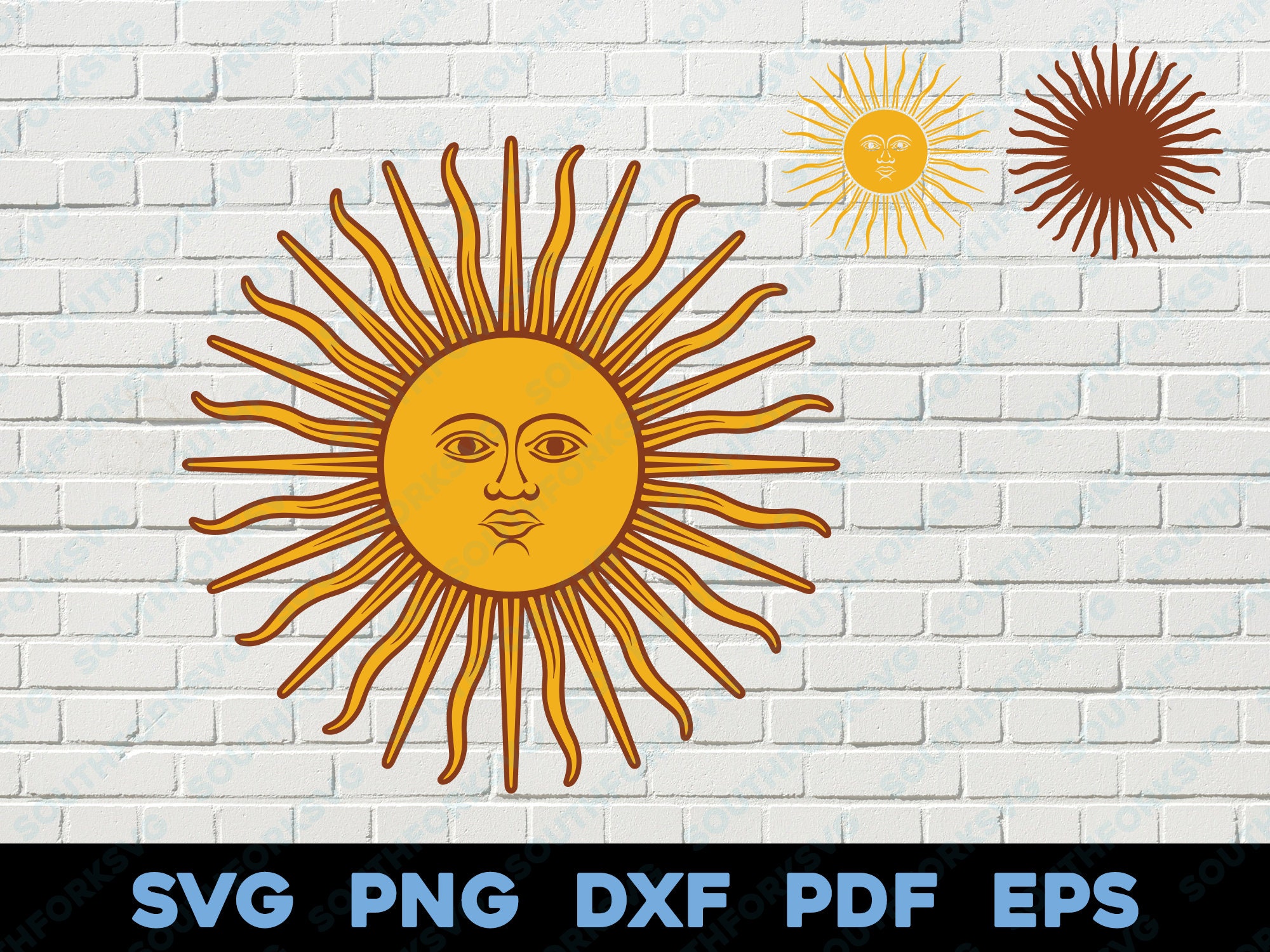 Argentina Flag Sun