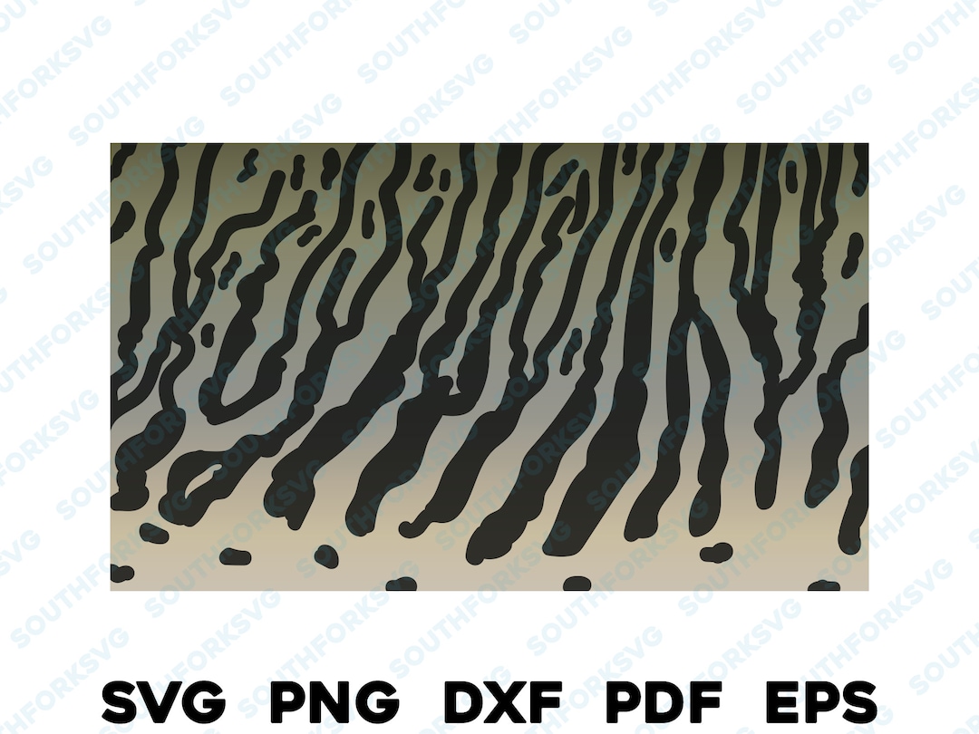 Musky Skin Pattern Svg Png Dxf Eps Pdf Muskie Muskellunge Pike Pickerel ...