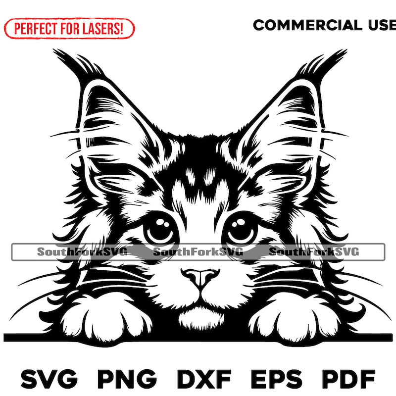 Cat Ornament Template - Etsy