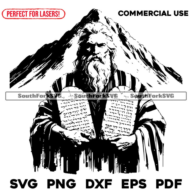 Ten Commandments Clip Art - Etsy