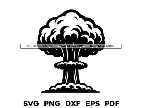 Mushroom Cloud Clip Art