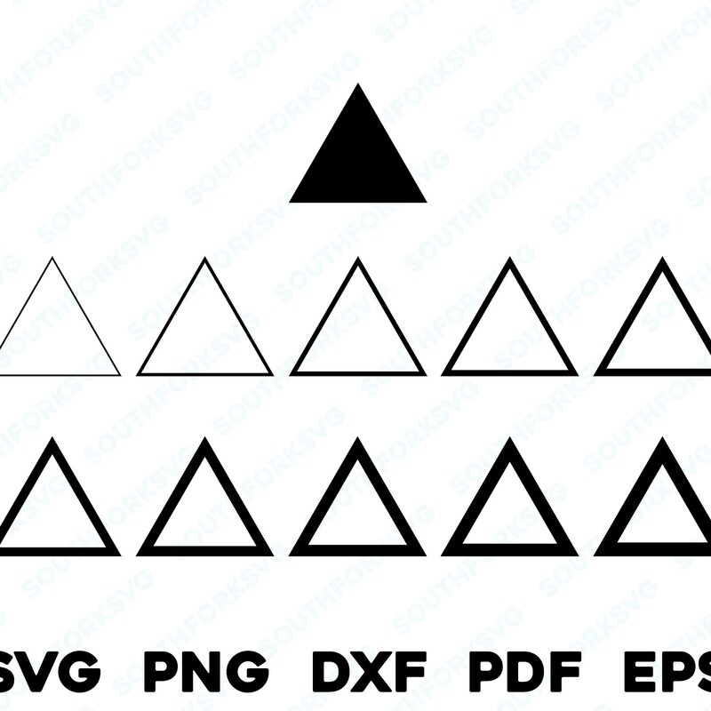 Triangle Stencil - Etsy