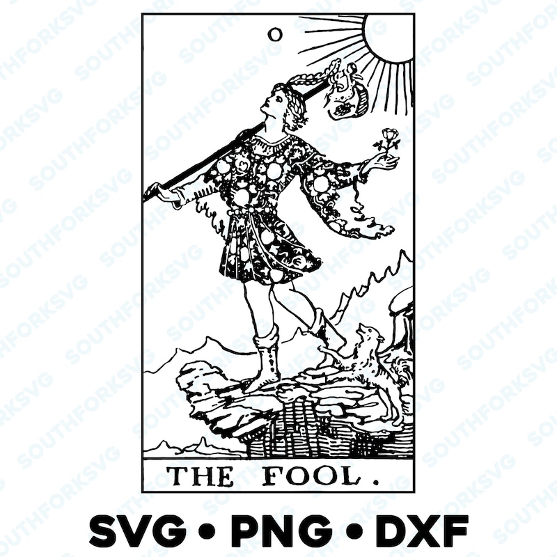 Tarot Card Fool in Love - Etsy