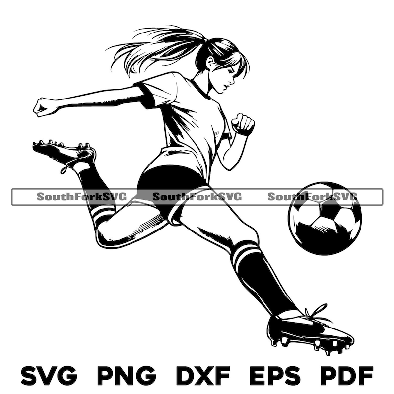 Soccer Dxf - Etsy
