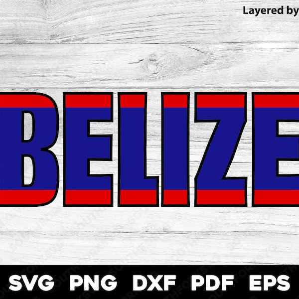 Belize Svg - Etsy