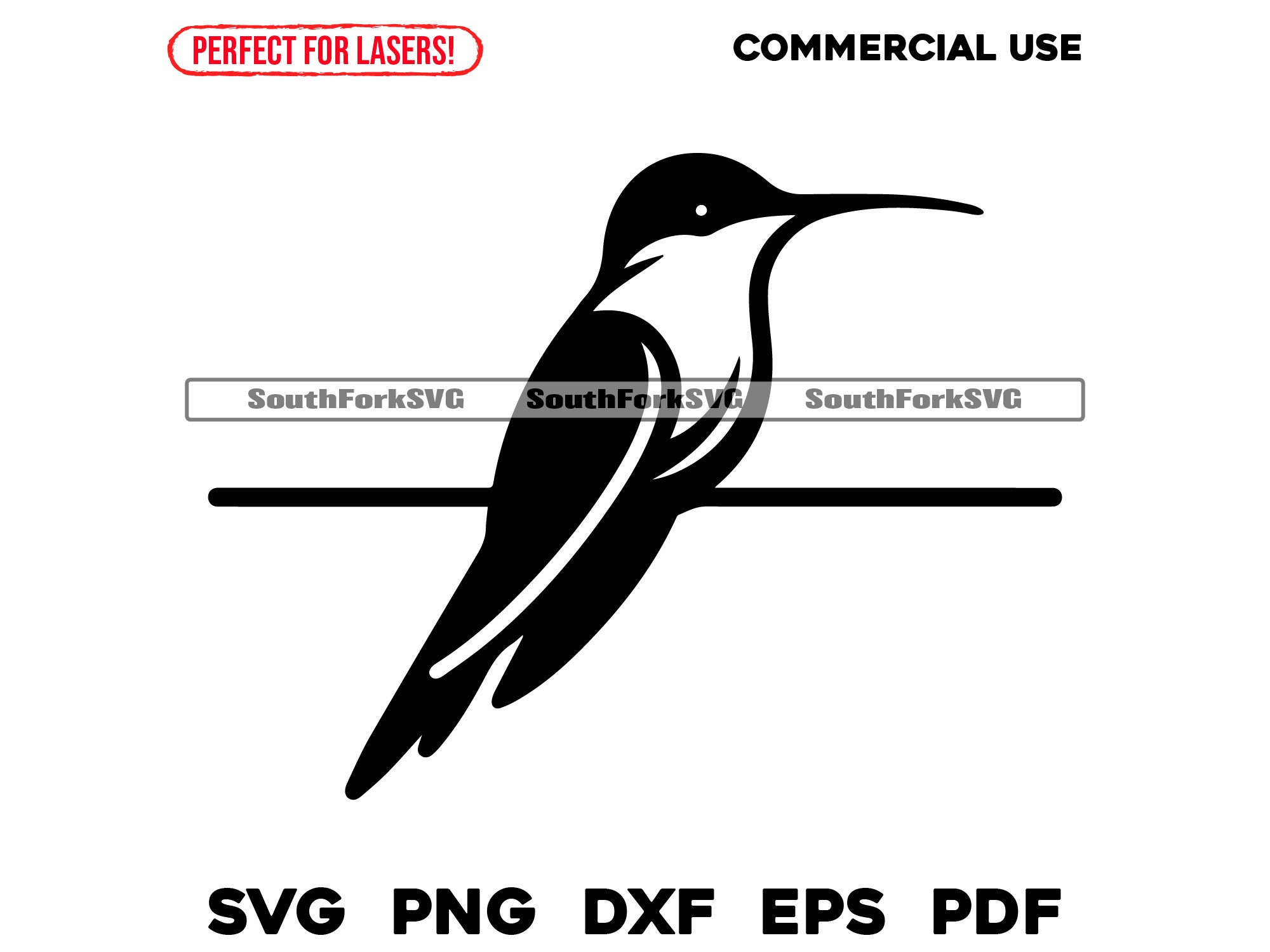 Simple Hummingbird Bird Svg Png Dxf Eps Pdf Vector Graphic Cut File ...