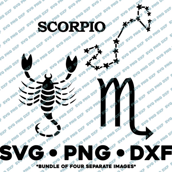 Scorpio Svg - Etsy