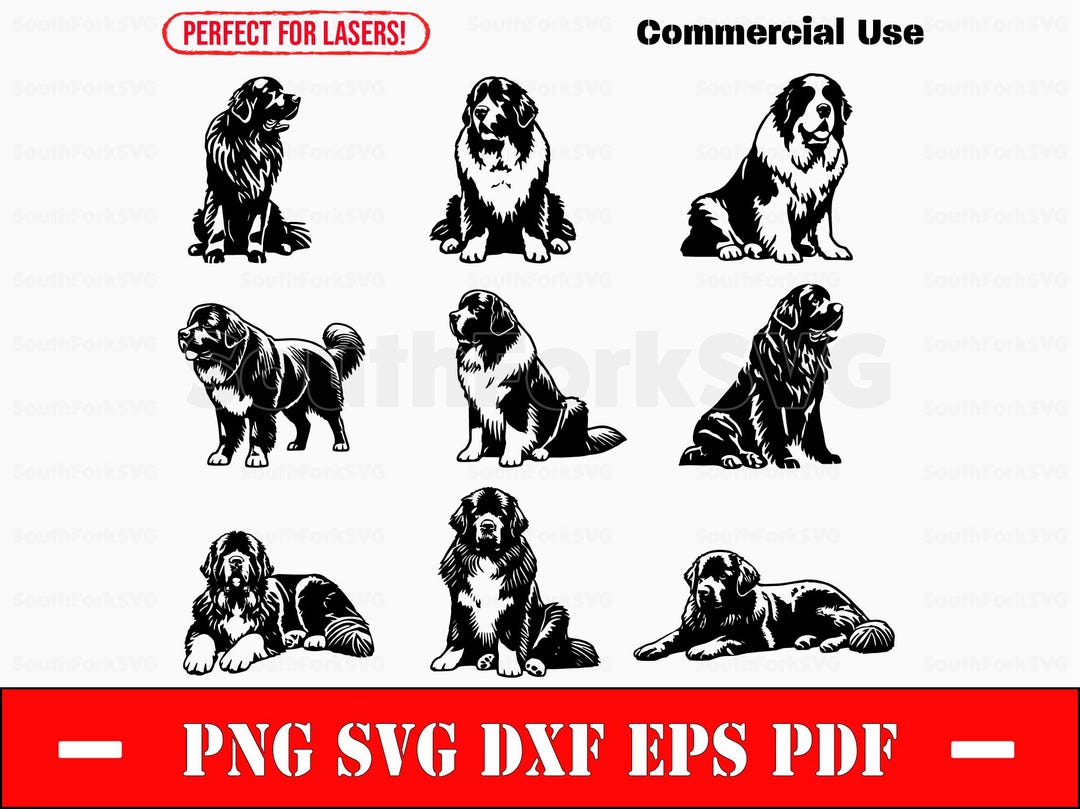 Simple Newfoundland Bundle Pack Svg Png Dxf Eps Pdf | Vector Graphic ...