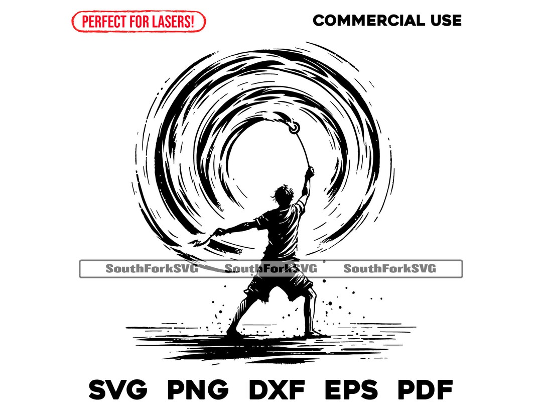 Laser Engrave Files Fire Spinner Poi Svg Png Dxf Eps Pdf | Vector ...
