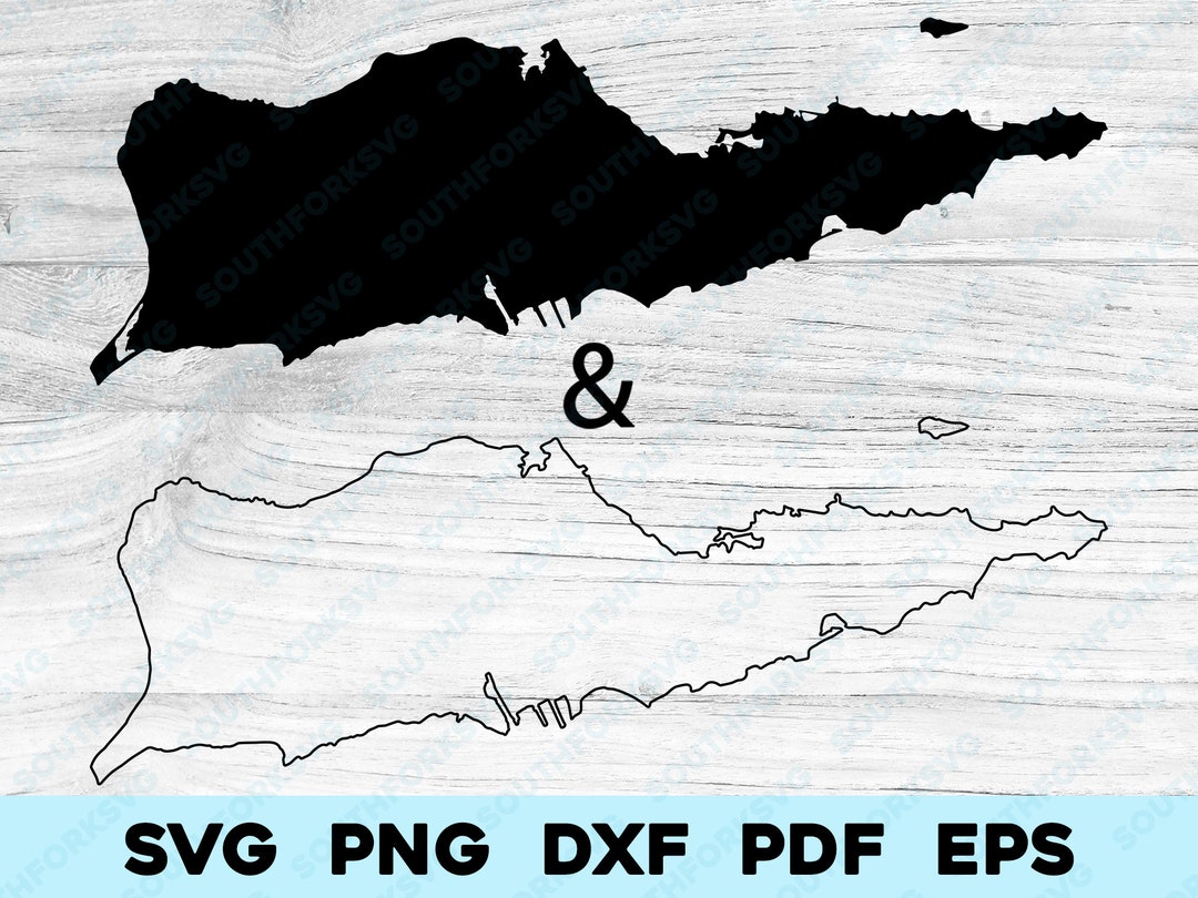 Saint Croix US Virgin Islands Country Silhouette & Outline Shapes Svg ...