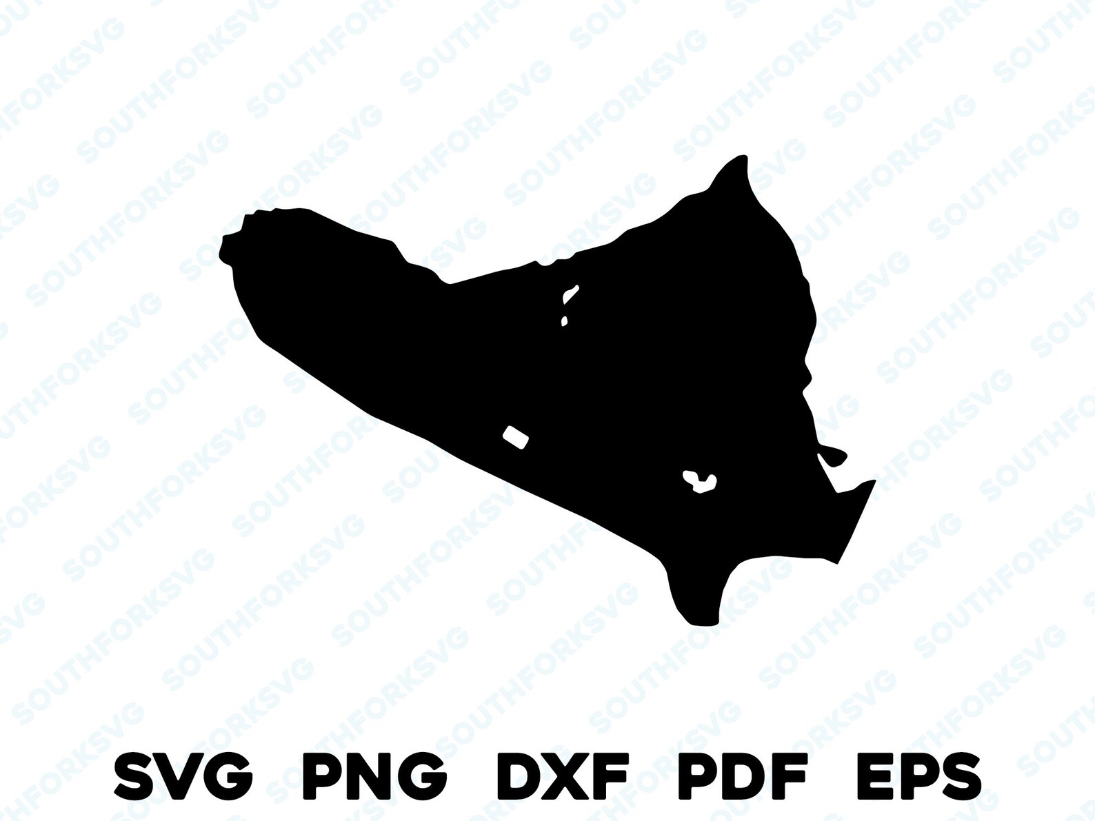 Big Boulder Lake Pennsylvania Map Shape Silhouette Svg Png Dxf Pdf Eps ...
