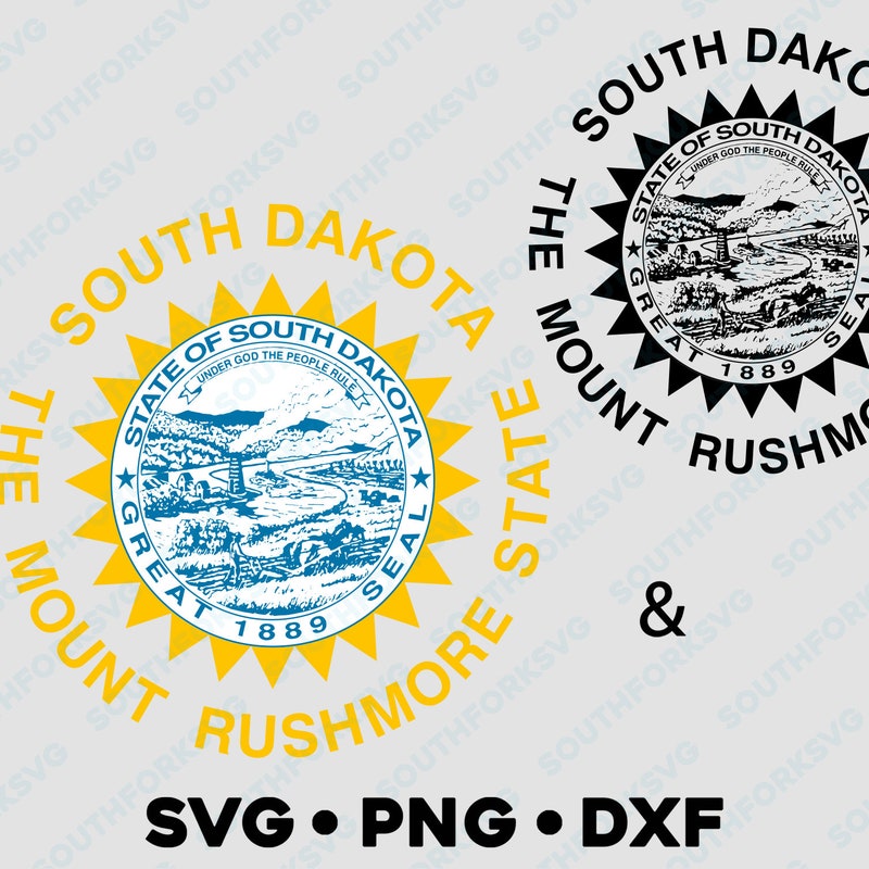 Vector Files South Dakota - Etsy