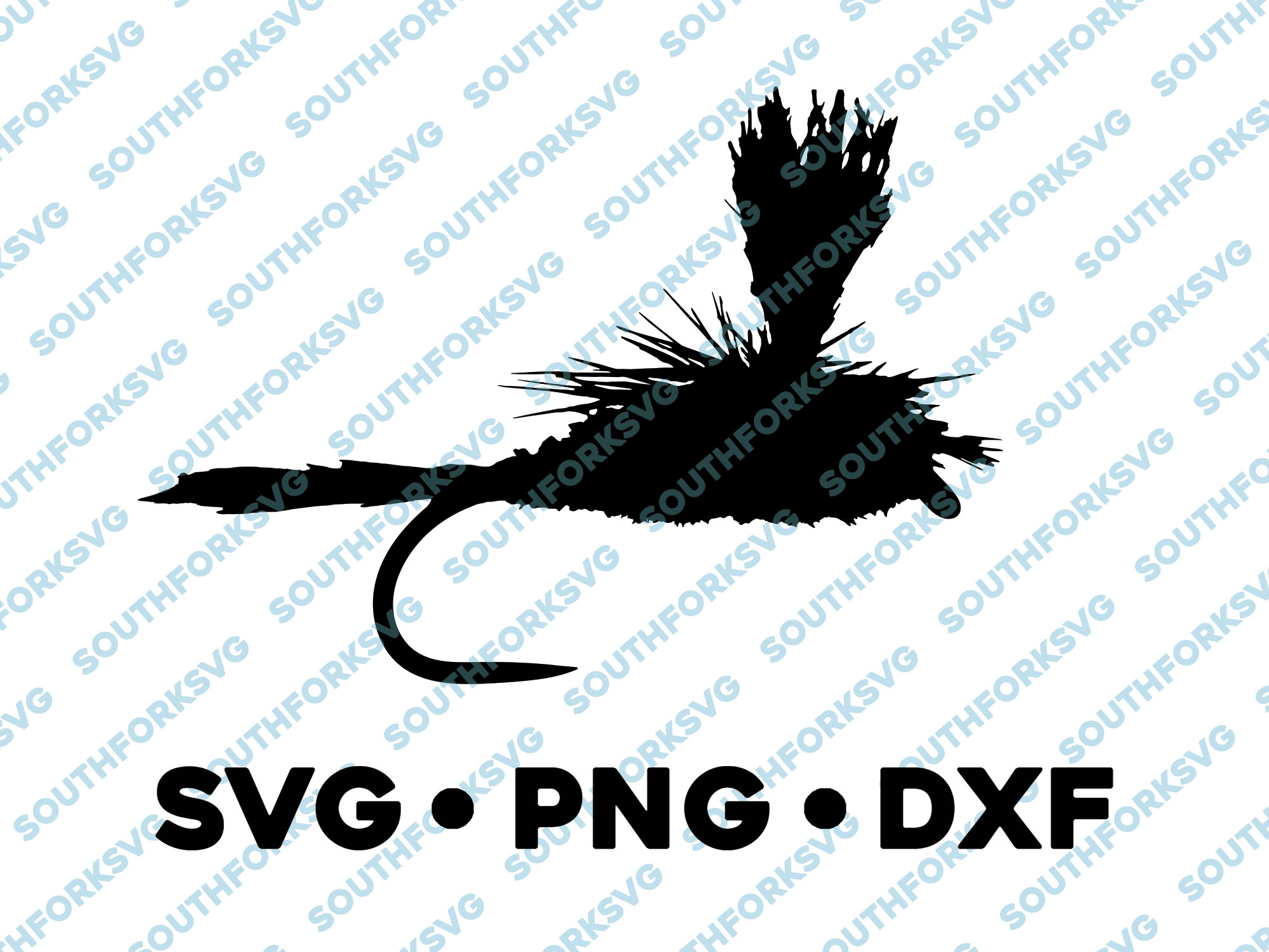 Fly Fishing Parachute Adams Pattern Lure SVG PNG DXF Dry Nymph - Etsy