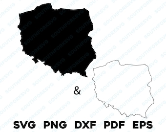 Poland Map Svg - Etsy