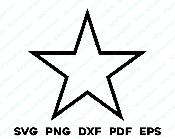 Nautical Star Svg Eps Dxf Cnc Plasmas Laser Cricut Silhouette Cuttable ...