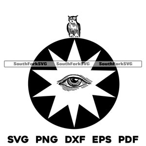 All Seeing Eye Design Svg Png Dxf Eps Pdf Laser Engrave Cnc Cut Print ...