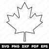 Canadian Maple Leaf Split Monogram Svg ,maple Leaf Split Svg ,canada ...