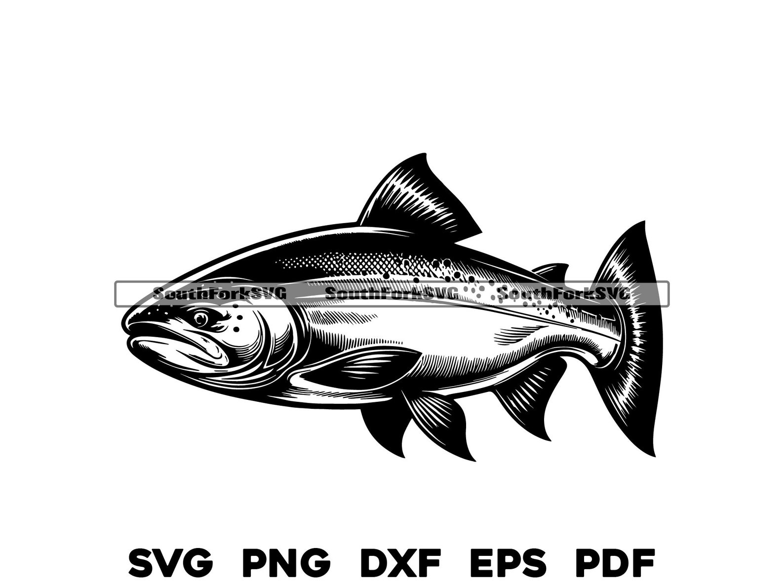Salmon Design Files | Svg Png Dxf Eps Pdf | Transparent Vector Graphic ...