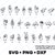 Morse Code Alphabet and Numbers 0-9 SVG PNG DXF Vector Graphic Design ...