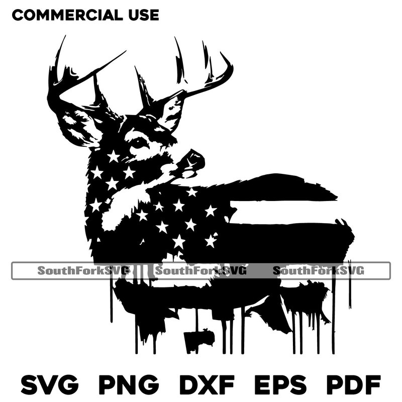 Custom Stencil With Deer - Etsy