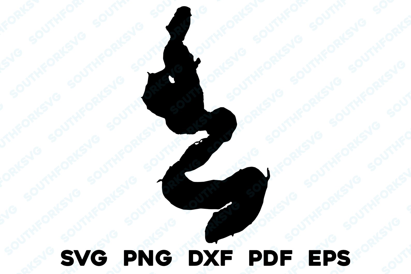 Lake Freeman Indiana Map Shape Outline Silhouette Svg Png Dxf Pdf Eps ...