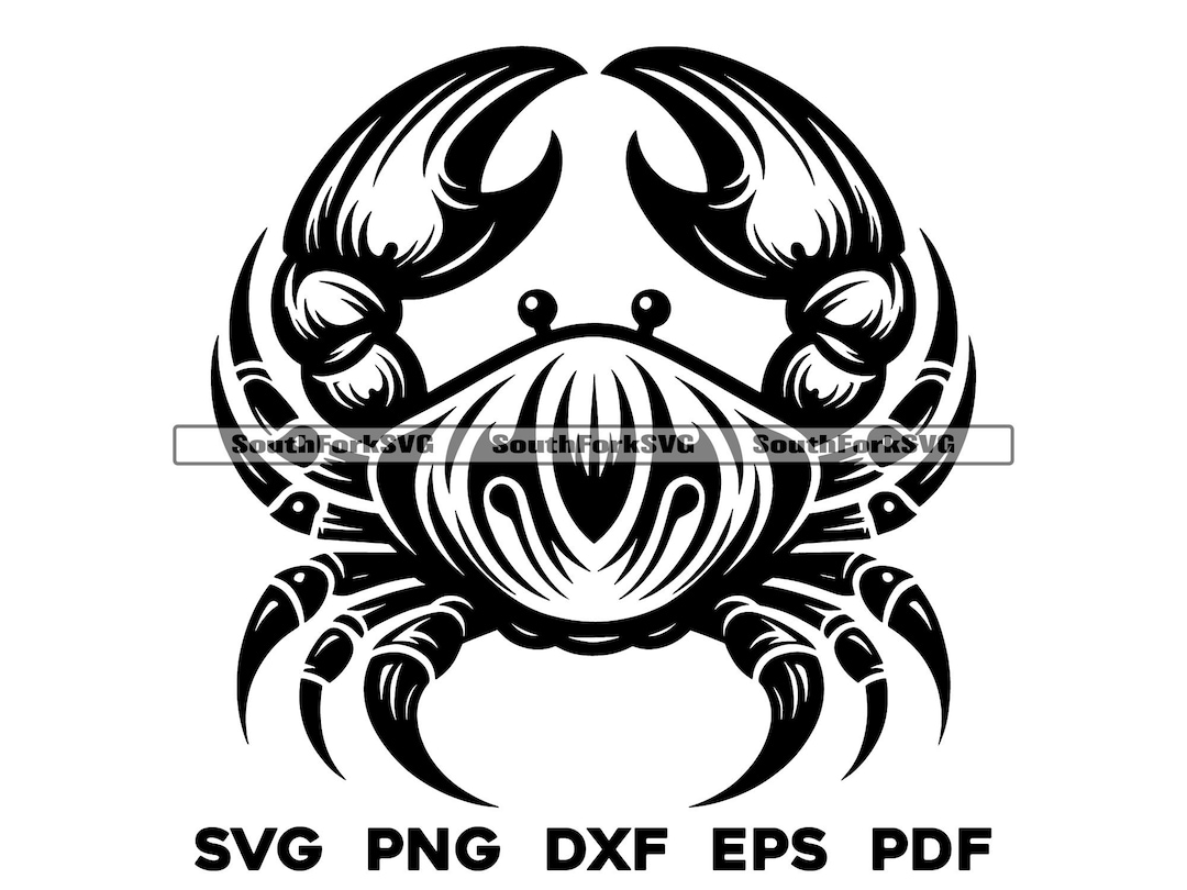 Cancer Crab Design | Svg Png Dxf Pdf Eps | Vector Graphic Design Cut ...
