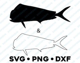 Mahi-mahi Dolphin Fish SVG Mahi-mahi SVG Digital Download Fishing SVG ...