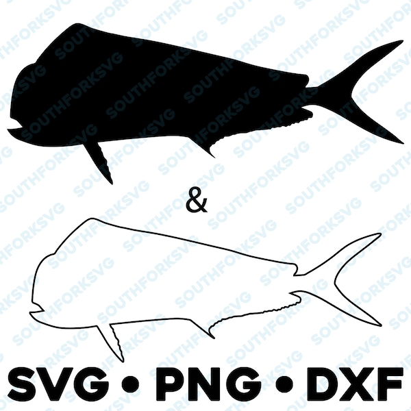 Mahi Mahi Dxf - Etsy