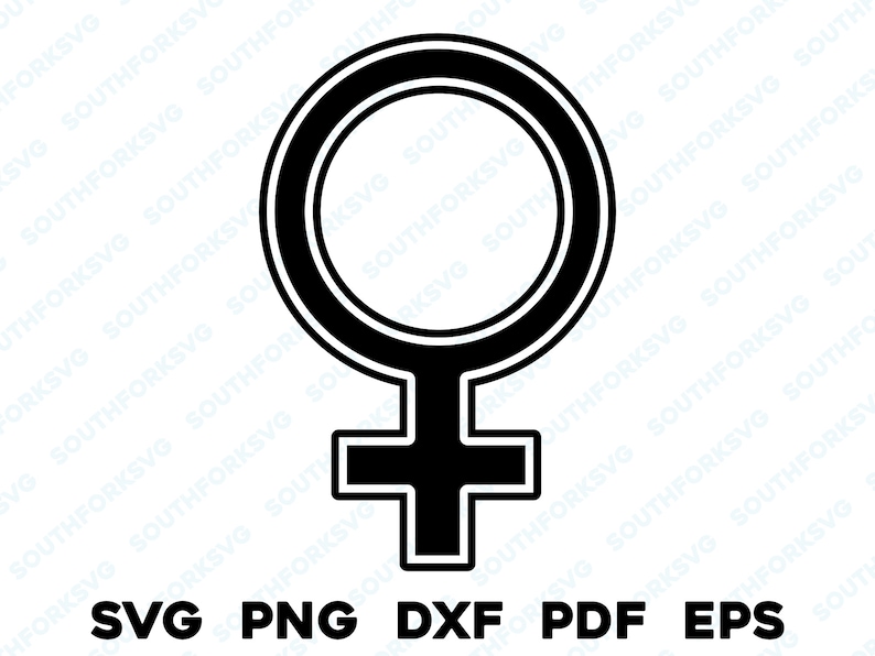 Female Symbol Svg Png Dxf Eps Pdf Vector Transparent Female - Etsy