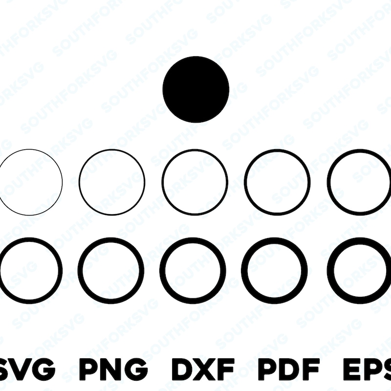 Circle Patterns Svg - Etsy