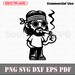 Hippie Stoner Dude Svg Png Dxf Eps Pdf | Vector Graphic Cut File Laser ...