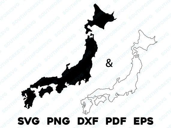 Japanese Map Outline