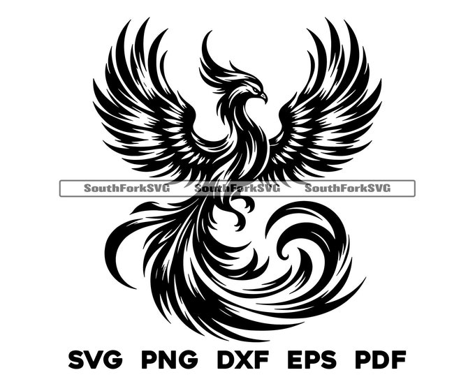Phoenix SVG Bundle, Phoenix Clipart ,phoenix SVG Cut Files for Cricut ...