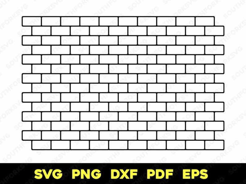 Mauer Design Muster 2 | svg png dxf eps pdf | Vektorgrafik Design ...