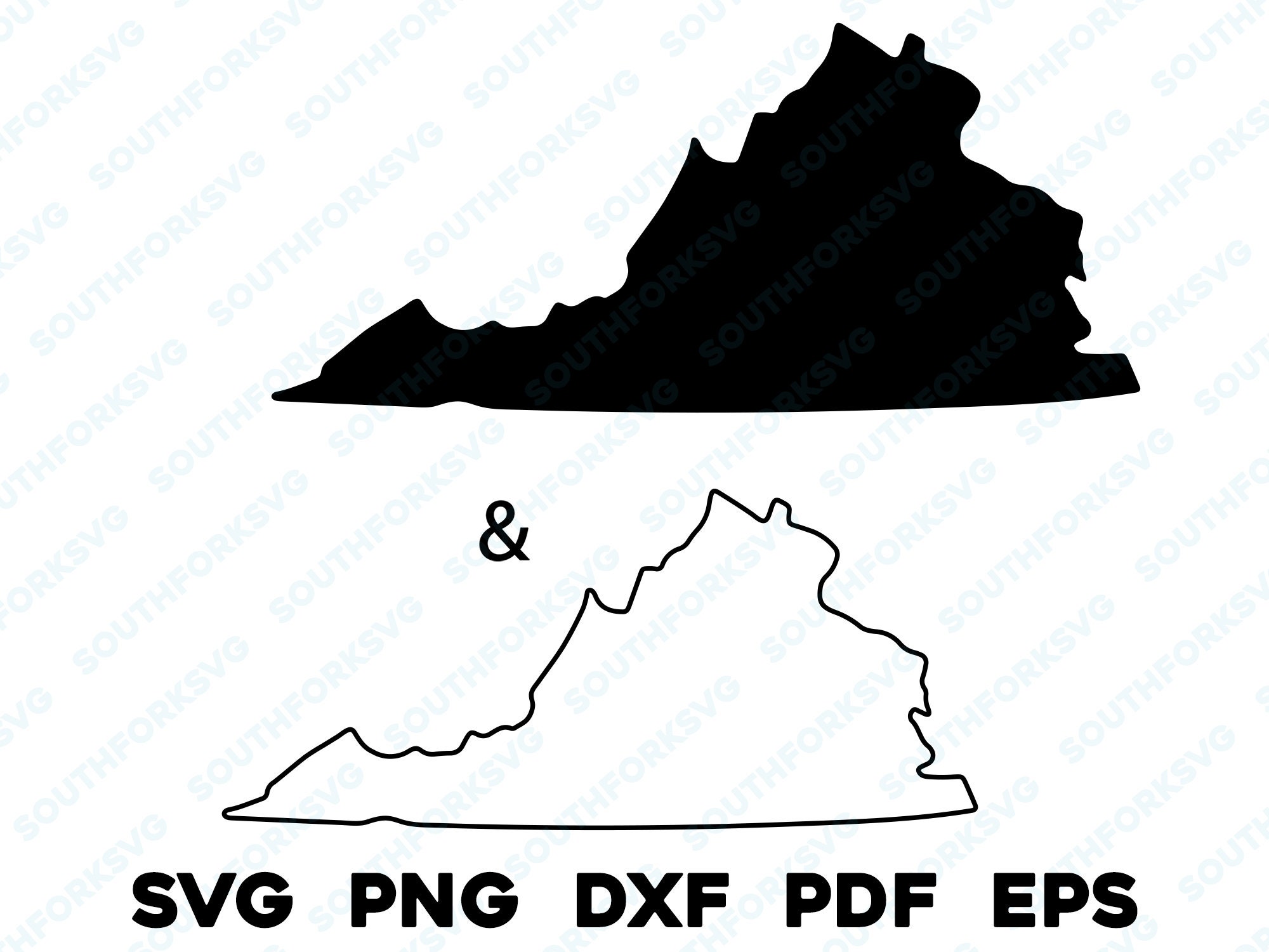 Virginia State Shape