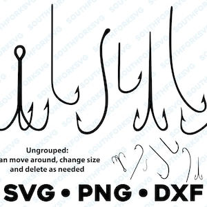 Fish Fins SVG Bundle, Fishing Lure Svg Bundle, Dxf, Eps, Pdf, Png, Jpg ...