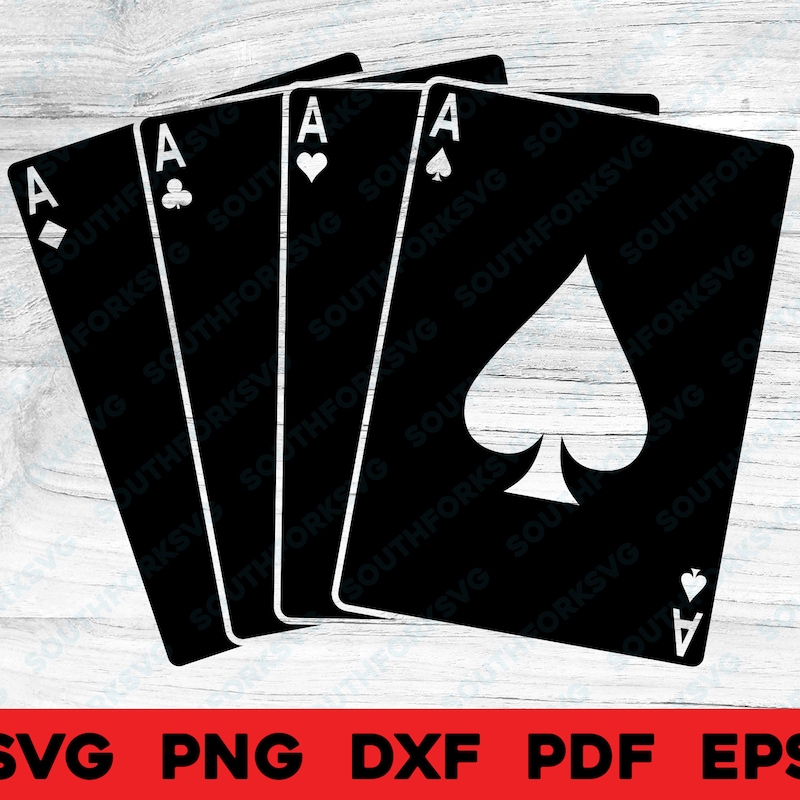 Ace of Spades Svg - Etsy