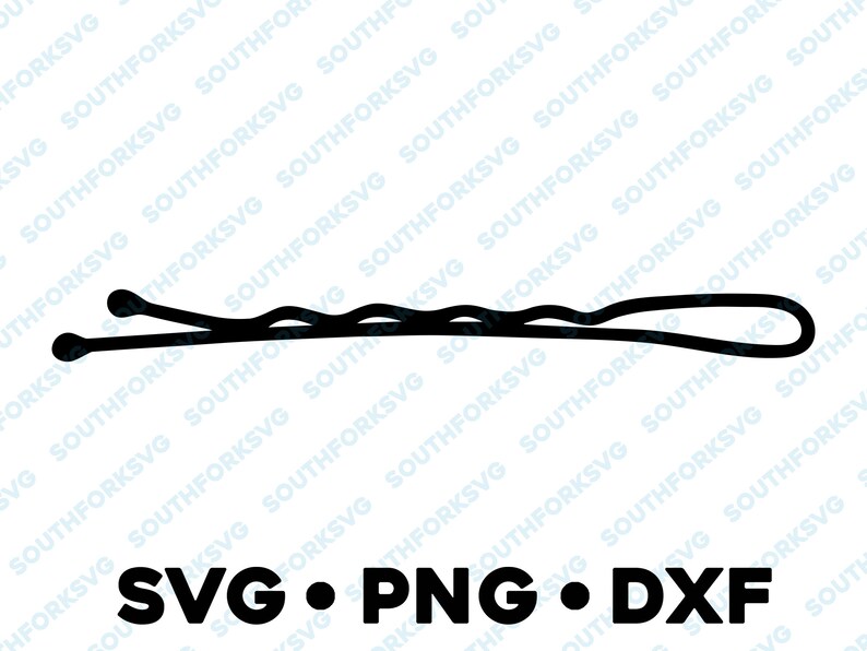 Bobby Pin SVG PNG DXF Layered by Color Cut File Cricut - Etsy