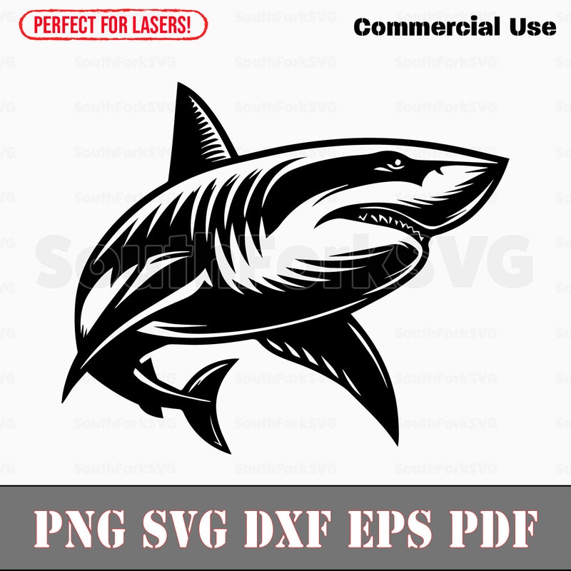 Shark Svg - Etsy