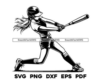 Softball Catcher Player Svg Png Dxf Eps Pdf | Transparent Graphic ...