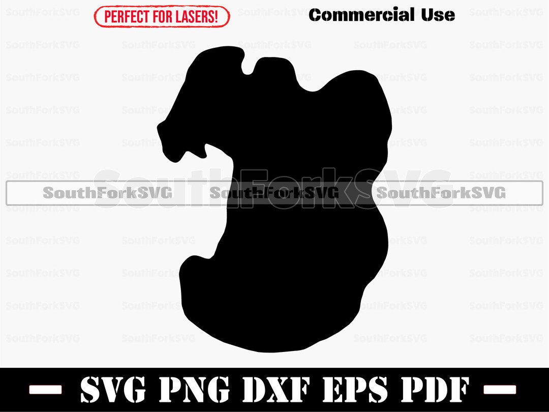Mapa del lago Kelly, Wisconsin, SVG, PNG, DXF, PDF, EPS/gráfico ...