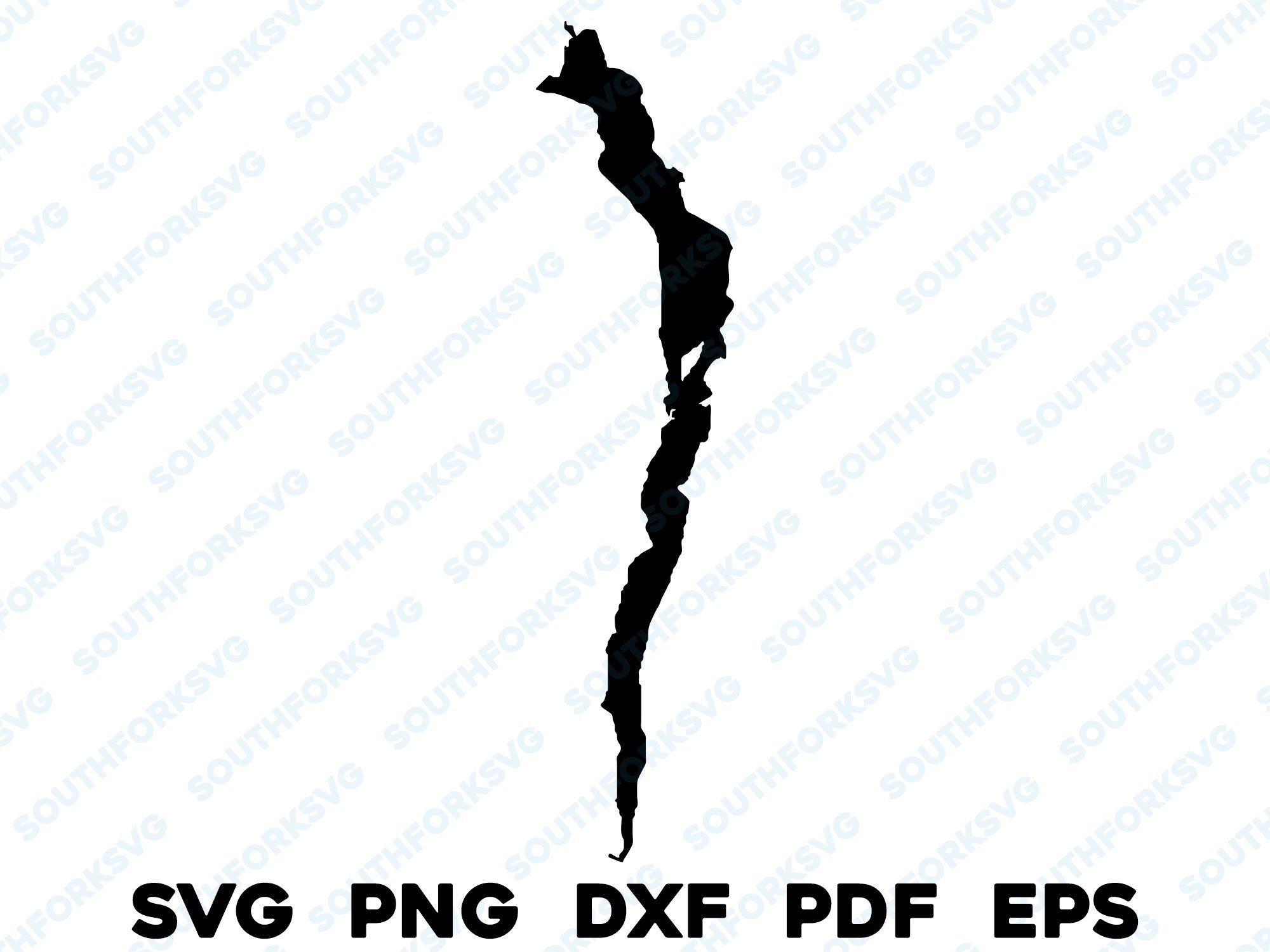 Lake Windermere United Kingdom Map Shape Silhouette Outline Svg Png Dxf ...