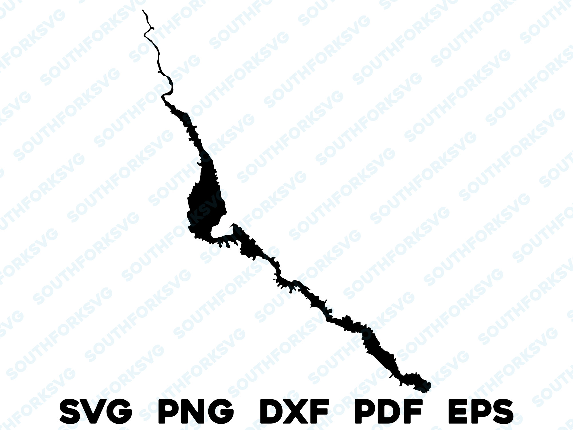 Lake Havasu Arizona California Map Shape Silhouette Svg Png Dxf Pdf Eps ...